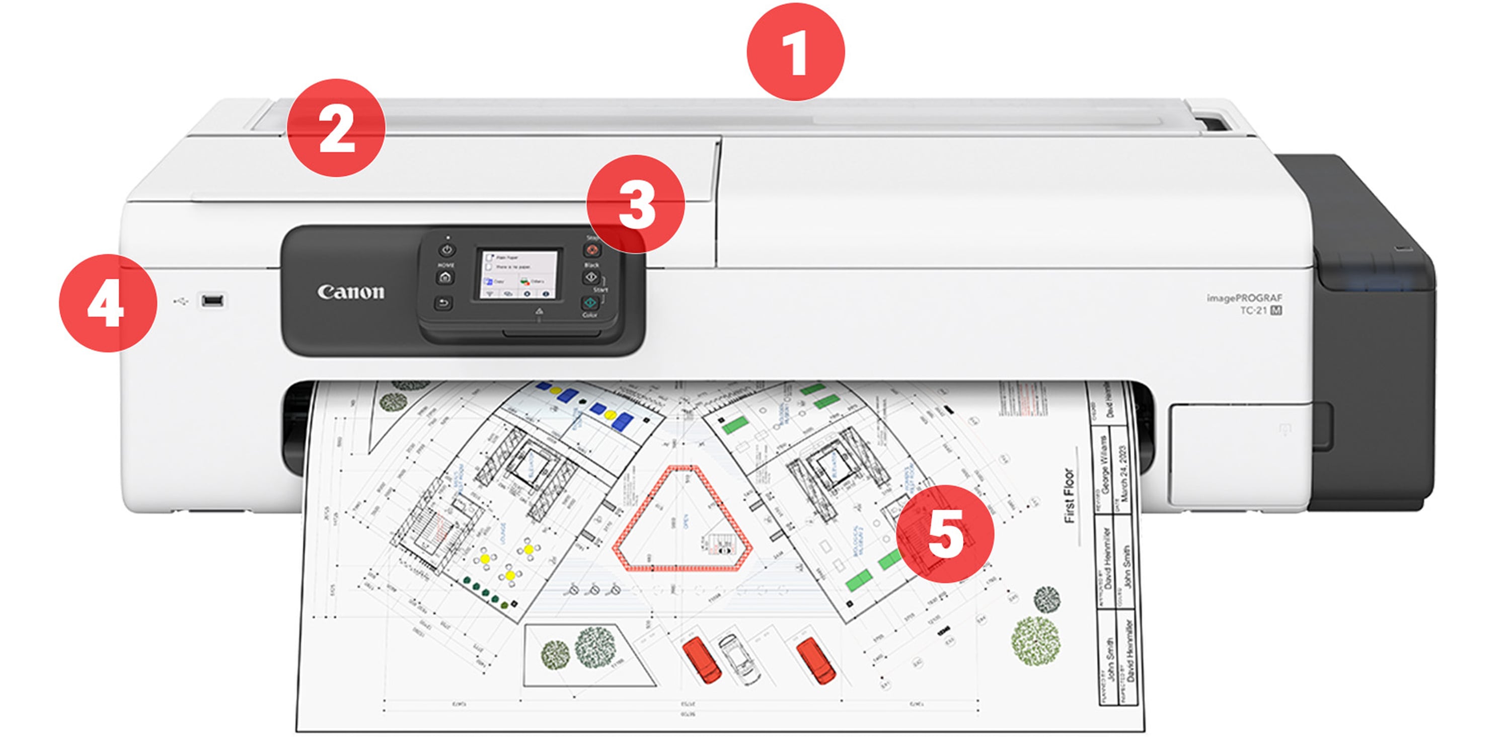 Shop Canon imagePROGRAF TC-21M Large Format Multi-function Printer | C