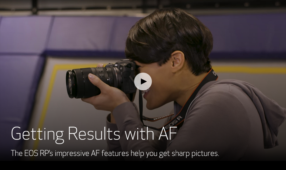 Canon EOS RP Features: In a Snap | Canon U.S.A., Inc.